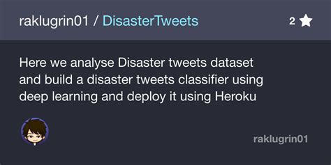 Github Raklugrin01disaster Tweets Analysis And Classification