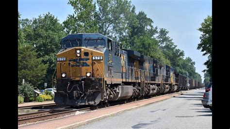 CSX Amtrak Trains Ashland VA YouTube