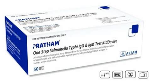 Pratham One Step Salmonella Typhi Igg Igm Test Kit Device At ₹ 800 In Lucknow