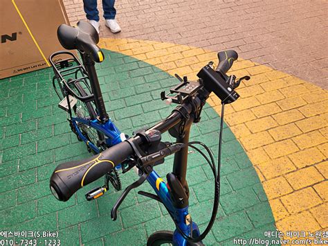 에스바이크 Sbike 고급 접이식 미니벨로 자전거 전문 브랜드의 베스트 셀러 제품인 턴 버지p10
