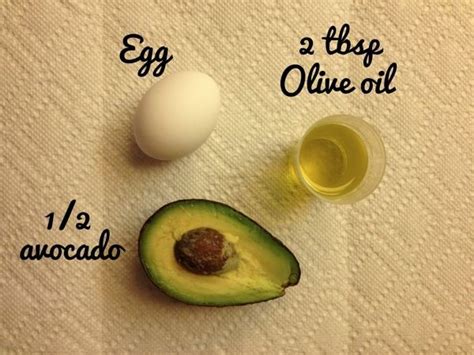 Hair Mask Avocado Egg Olive Oil I Add A Little Bit Of Honey As Well
