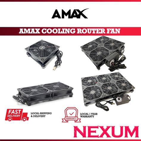 AMAX Powerful Router WiFi Modem TV Box Cooling Fan 12cm USB Kipas