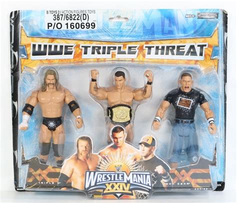 2008 Wwe Jakks Pacific Ruthless Aggression Wrestlemania Xxiv Triple Th