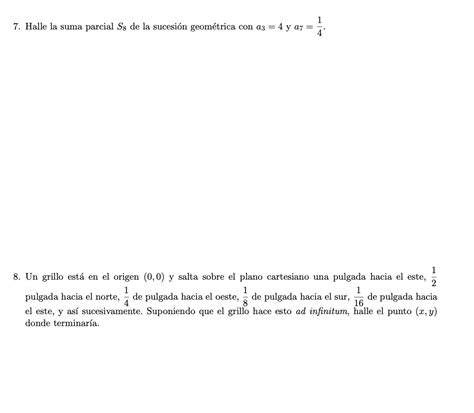 solved 7 find the partial sum of s8 of the geometric