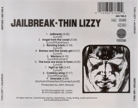 THIN LIZZY JAILBREAK CD Trzebinia Licytacja Na Allegro Lokalnie