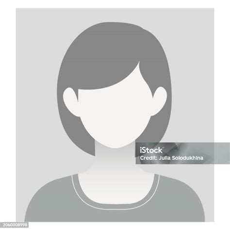 Icône De Profil Davatar Par Défaut Espace Réservé À La Photo Grise