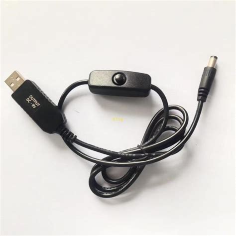 Bt Usb เป็น Dc5521 Step Up สายแปลงแรงดันไฟฟ้า 5v ถึง 9v สายไฟพร้อม