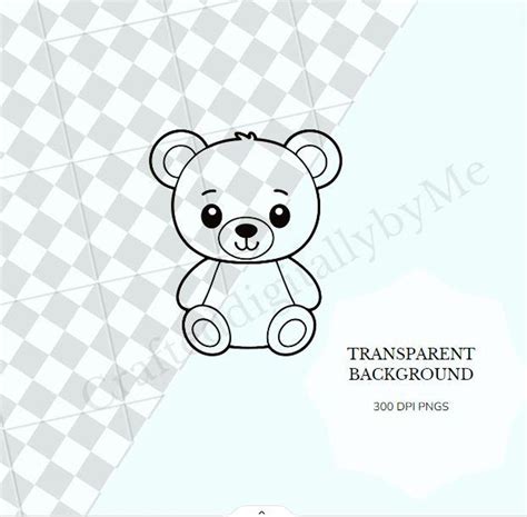 Teddy Bear Svg Png Dxf Cricut Cut File Silhouettecute Bear Coloring