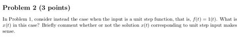 Solved Problem Points Consider That A Particle With Chegg