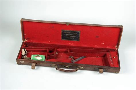 Sold Price CHARLES INGRAM A BRASSBOUND LEATHER GUN CASE With