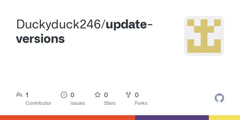 Github Duckyduck246update Versions