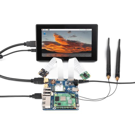 Wifi6 Dual Eth Ploča Mini Pc Za Raspberry Pi Compute Module 4 M2 E