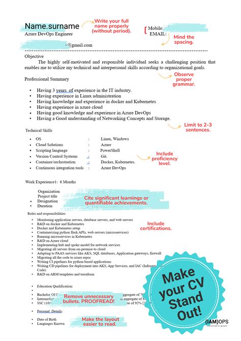 Make Your DevOps Resume Standout With These Tips I TARA