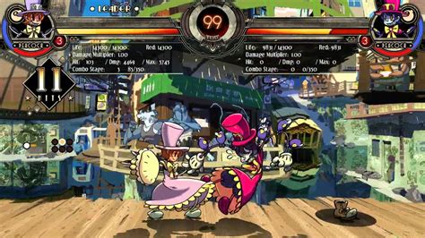 Skullgirls Peacock Combo Intermediateadvanced Youtube