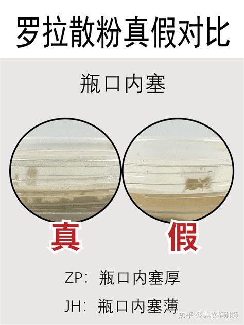 散粉界扛把子 罗拉散粉真假对比 知乎