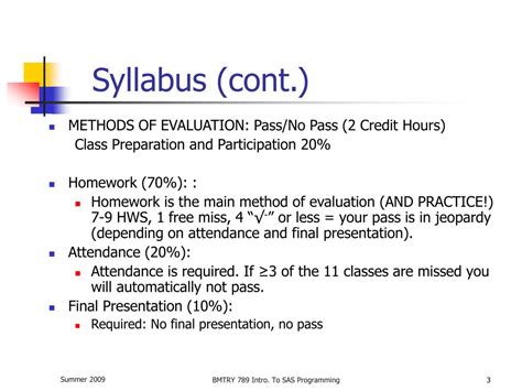 Ppt Bmtry 789 Introduction To Sas Programming Powerpoint Presentation