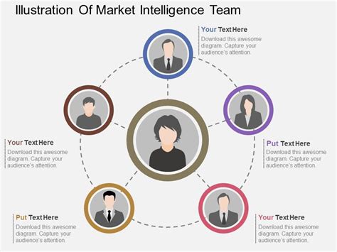 Illustration Of Market Intelligence Team Powerpoint Template