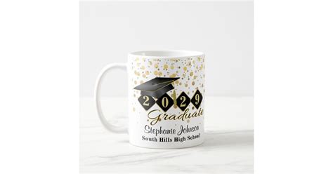 Personalized Graduation Black And Gold 20xx Coffee Mug Zazzle