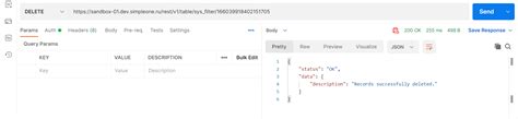 Table Api Simpleone Documentation
