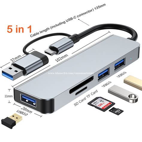 Multiport Usb C Hub Splitter Usb Data Usb Hub Adapter Docking Station Type C Type C Data