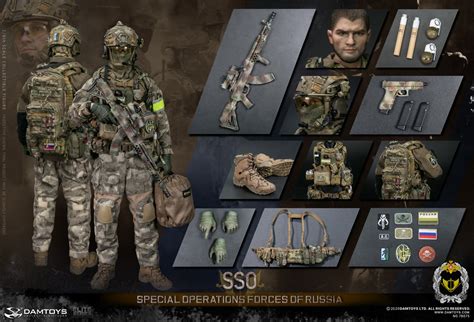 Dam 78075 Damtoys 16 Special Operations Forces Of Russia Sso Action