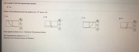 Solved Use A Graph To Find The Approximate Solution Which
