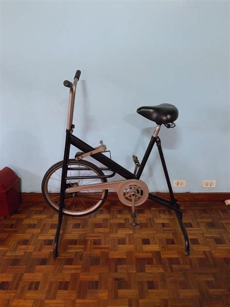 Vintage Stationary Bike Sports Equipment Exercise And Fitness Cardio