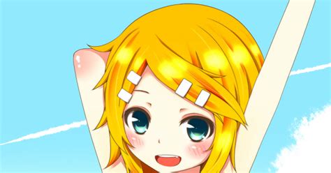 鏡音リン 水着リンちゃん ちむちむのイラスト Pixiv