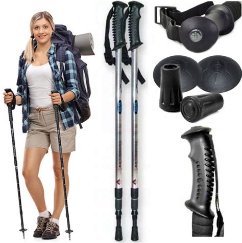 KIJKI NORDIC WALKING TREKKINGOWE KIJE KOMPLET 2SZT SX 13155432011