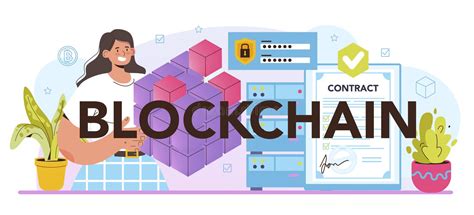 blockchain typographic header blockchain based applications building