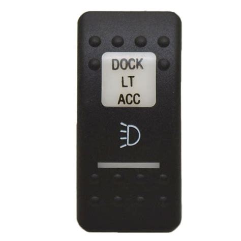 Carling Boat Rocker Switch Actuator Cover Black Plastic Dock Lt Acc