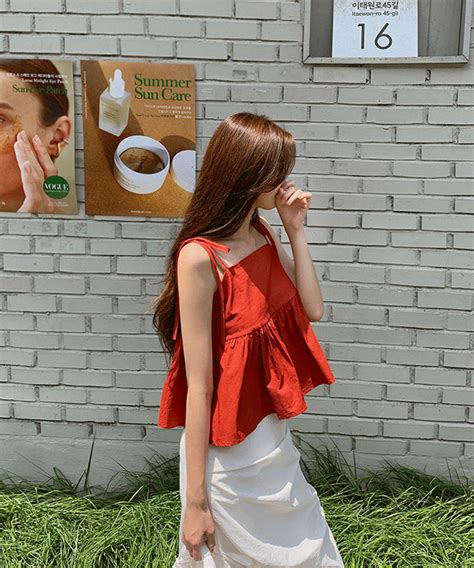 BERRY PICK 할인 컬러 여리여리 비켄 슬리브리스 에이블리