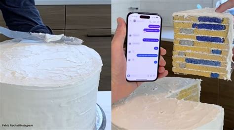 Surprise This Cake Looks Exactly Like An Instagram Chat Trending