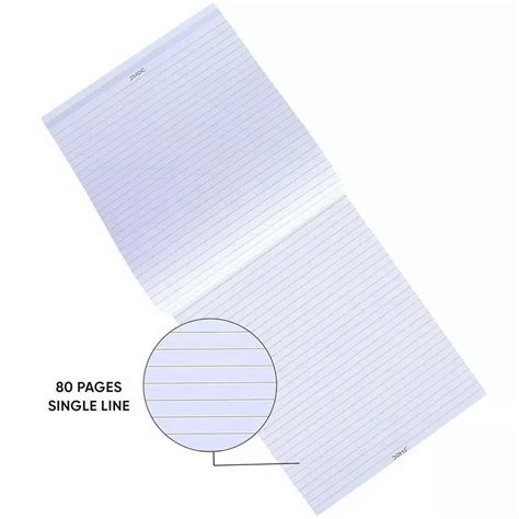 Doms Notepad Single Line Multi Color Soft Cover 80 Pages 215x285 Cm 8255 At ₹ 73piece