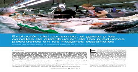 Evolución Del Consumo El Gasto Y Los Canales De Mercasaalisys