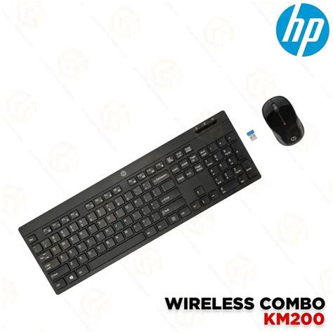 HP KM200 WIRELESS KEYBOARD AND MOUSE COMBO