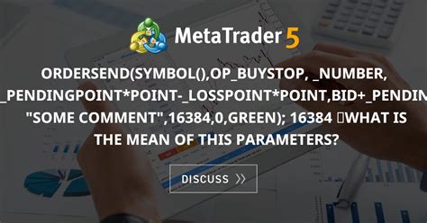 OrderSend Symbol OP BUYSTOP Number Bid PendingPoint Point 0 Bid