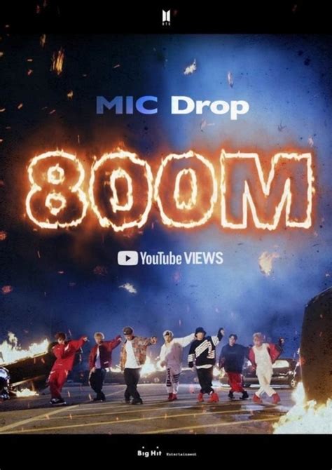 Bts（防弾少年団）「mic Drop Remix」mvが再生回数8億回を突破！通算4本目 Kstyle