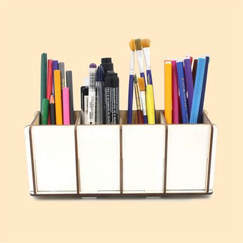 Олівець підставка для канцелярії олівців ручок фломастерів та кистей «xs лхдф на 4