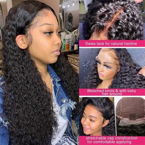 Glueless Full Hd Lace Wigs Women Kinky Curly Lace Front Wigs Human Hair