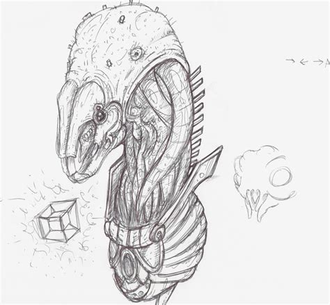 Extra Dimensional Being With Hypercube By Neroskwid On Deviantart