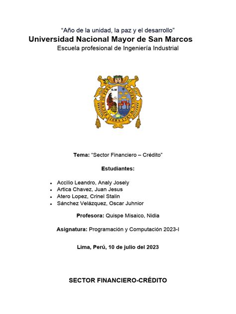 proyecto de programaciÓn pdf