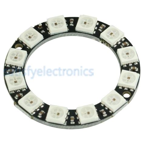 RGB LED Ring Bits WS WS B RGB LED Spot Integrated Driver Control Serial Module