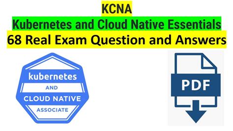 Kcna Kubernetes And Cloud Native Associate Real Exam Qanda Pdf Pack