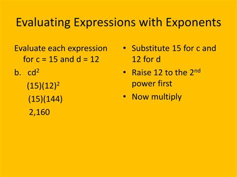 PPT Section Exponents And Order Of Operations PowerPoint Presentation ID