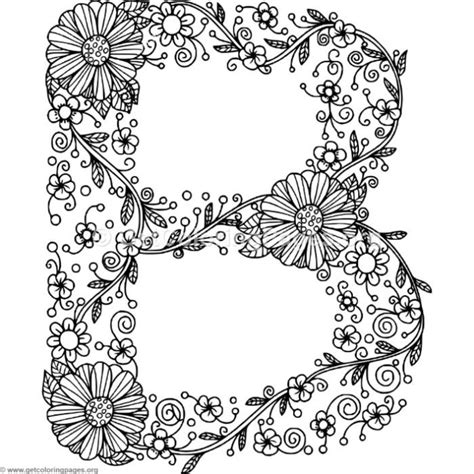 Letter B Printable Coloring B Letter Alphabet Coloring Page Letter B