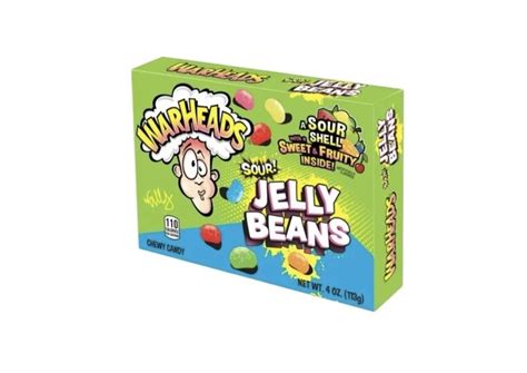 Конфеты Warheads Sour Jelly Beans 113 г купить с доставкой по