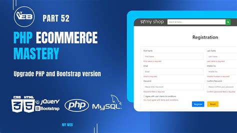 Part 52 How To Upgrade Bootstrap And Php Versions In Your Ecommerce
