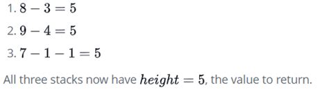 equal stacks in algorithm hackerrank programming solutions hackerrank problem solving