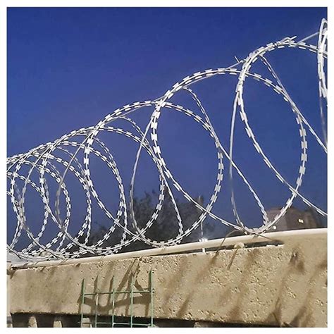 Perimeter Protection With Razor Wire Fencing Kingcats